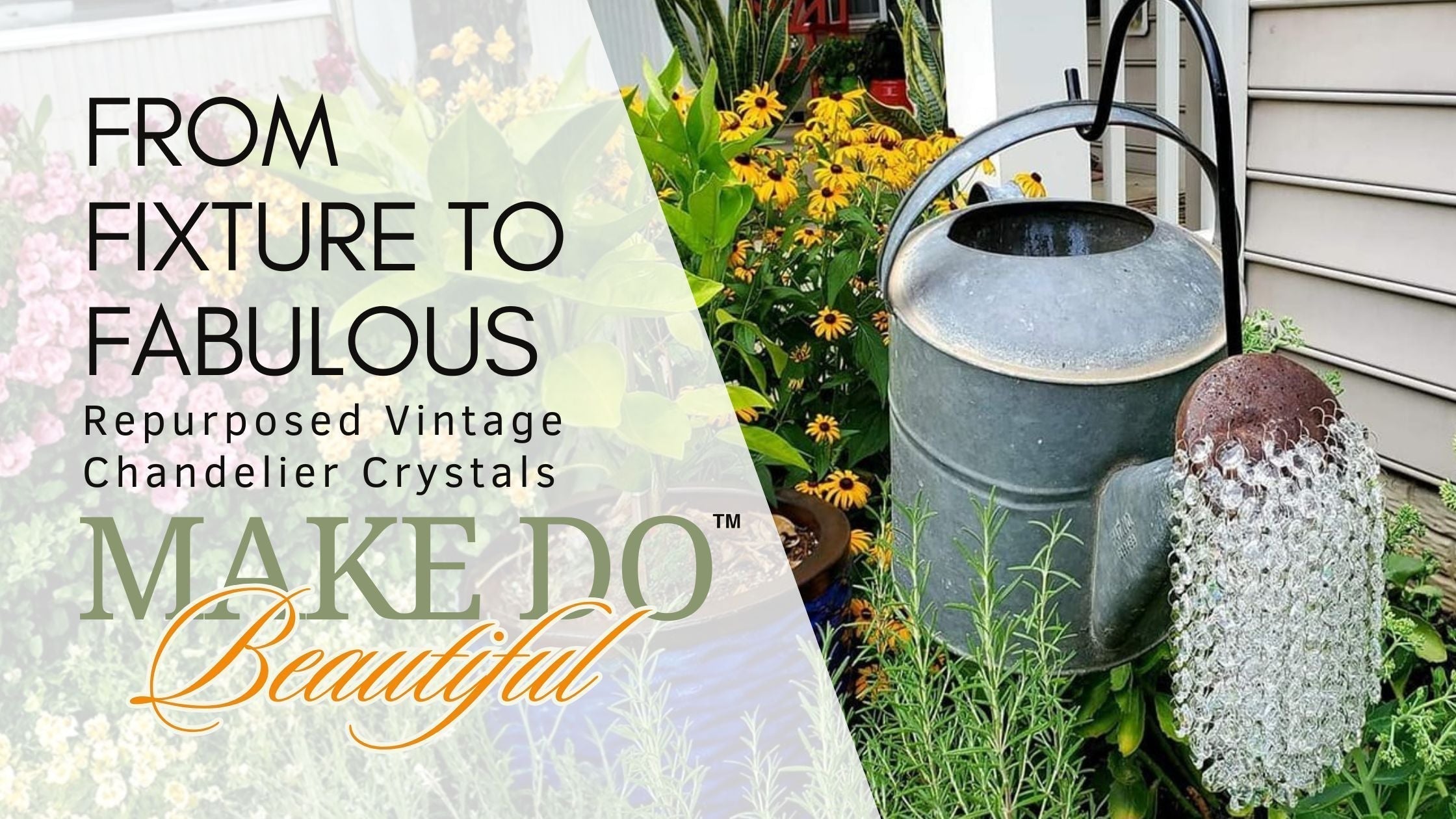 Porch Nook | 5 Creative Ways to Repurpose Chandelier Crystals for DIY Decor