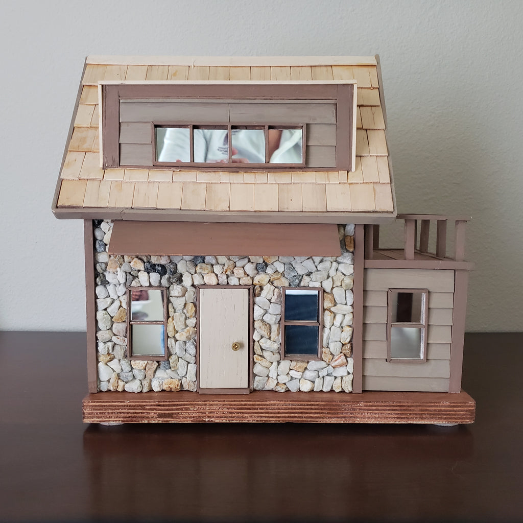 Porch Nook | Vintage Handcrafted Architectural Model Home, Rustic
